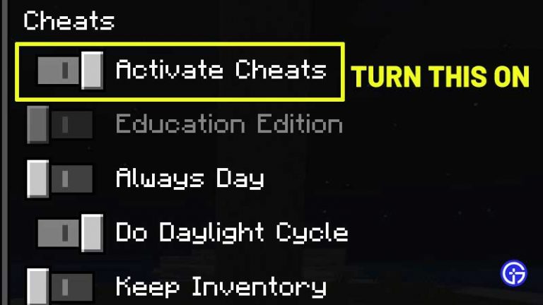 How To Enable Cheats In Minecraft Java, PE, Windows 10, Education