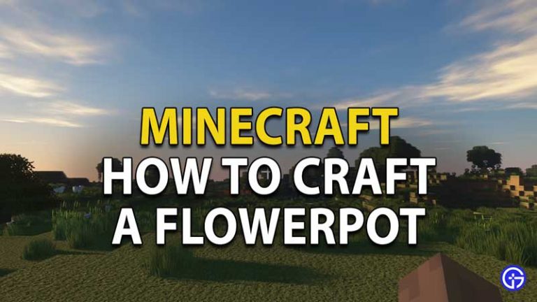 Minecraft: How To Craft A Flower Pot - Gamer Tweak