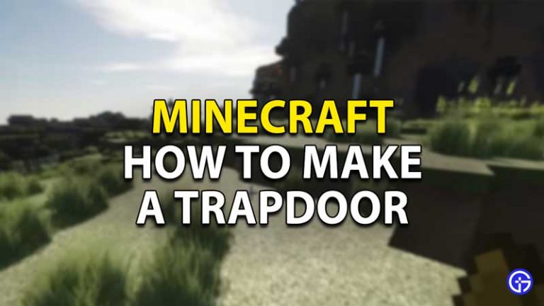 Minecraft: How To Make A Trapdoor - Gamer Tweak