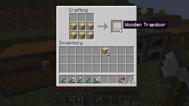 Minecraft: How To Make A Trapdoor - Gamer Tweak