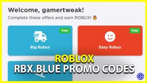 Roblox Rbx.blue Promo Codes For Free Robux? - Gamer Tweak