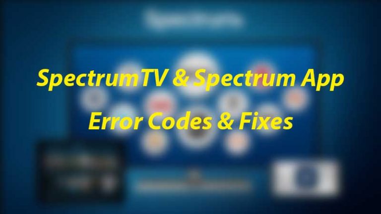 Spectrum Error Codes Troubleshooting Guide - All Codes List & Fixes