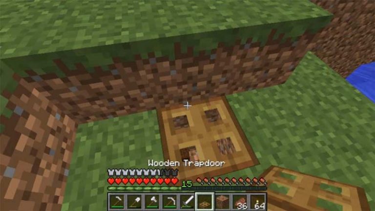 Minecraft: How To Make A Trapdoor - Gamer Tweak