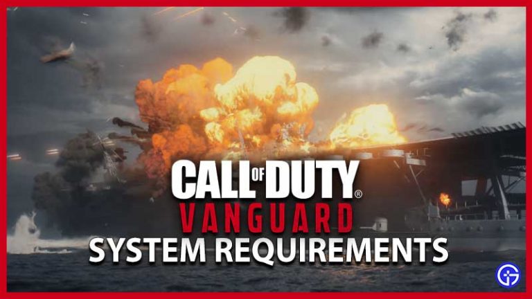 Call Of Duty Vanguard System Requirements PC | Min & Recommended