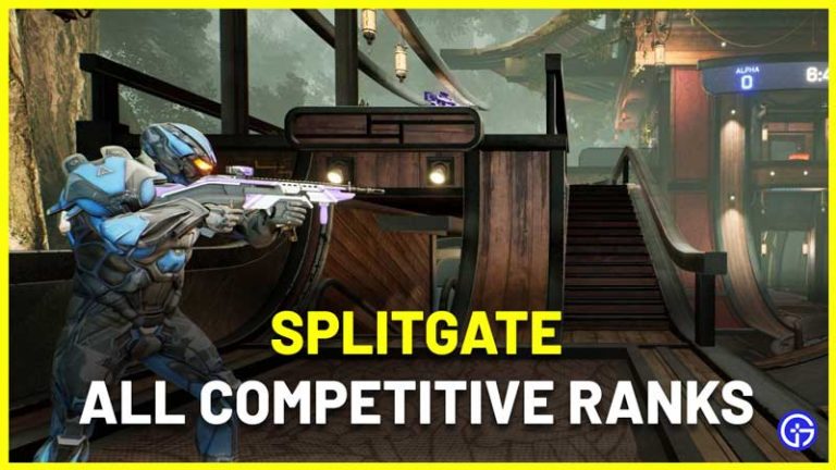 Splitgate Ranks Explained (Competitive) - Gamer Tweak