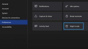 How To Enable Xbox Night Mode: All Features & Customization Options