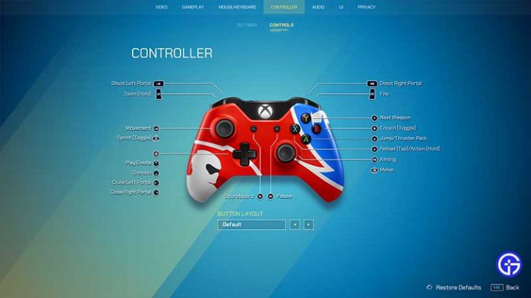 Splitgate Controls For Xbox, PlayStation And PC - Gamer Tweak