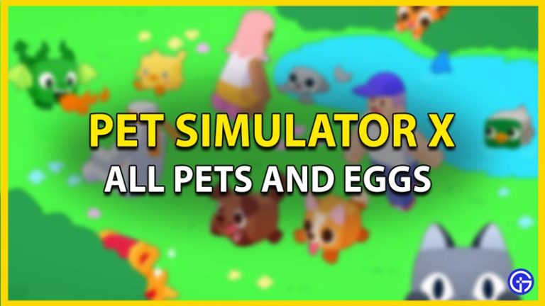 Pet Simulator X: List Of All Pets And Eggs - Gamer Tweak