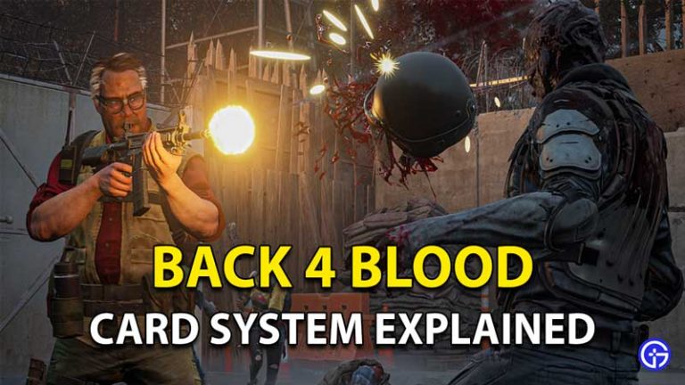 Back 4 Blood Card System: How Does It Work - Gamer Tweak