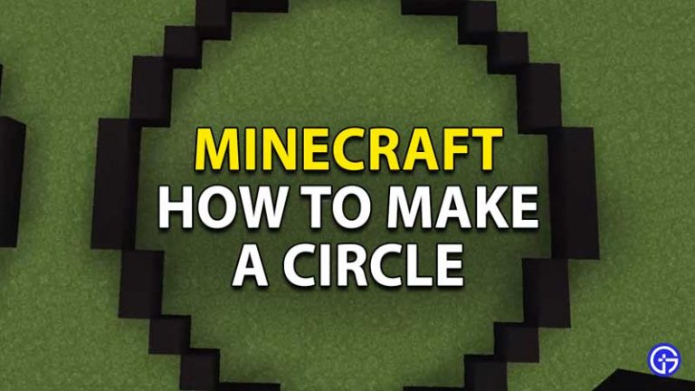 How To Make And Fill A Circle In Minecraft - Gamer Tweak