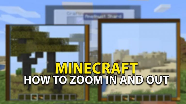 How To Zoom In & Out On Minecraft (2021) - Gamer Tweak
