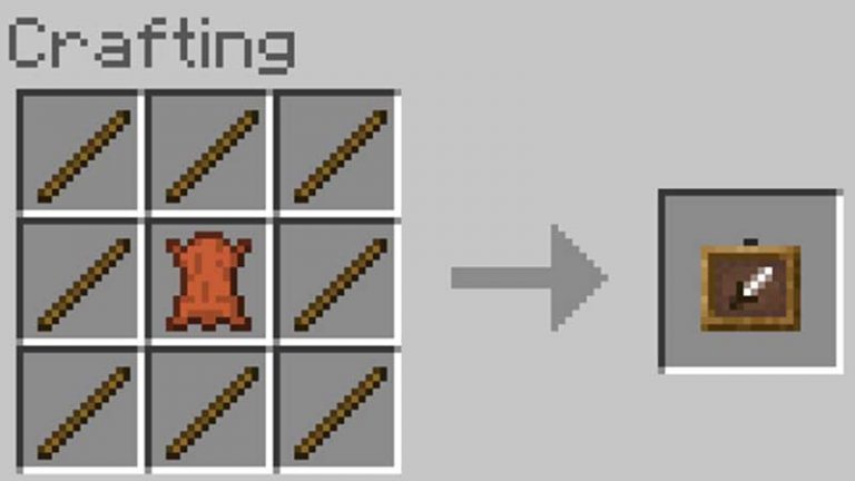 How To Make An Item Frame In Minecraft - Gamer Tweak