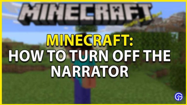 Minecraft: How To Turn Off The Narrator Or Screen Reader?