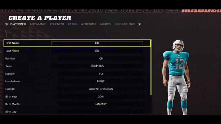 How To Create A New Player In Madden 22 - Gamer Tweak