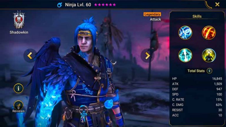 Raid Shadow Legends: How To Get Ninja, Best Ninja Build & Masteries