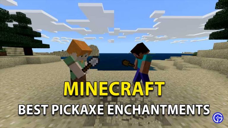 Minecraft - Best Pickaxe Enchantments To Use - Gamer Tweak