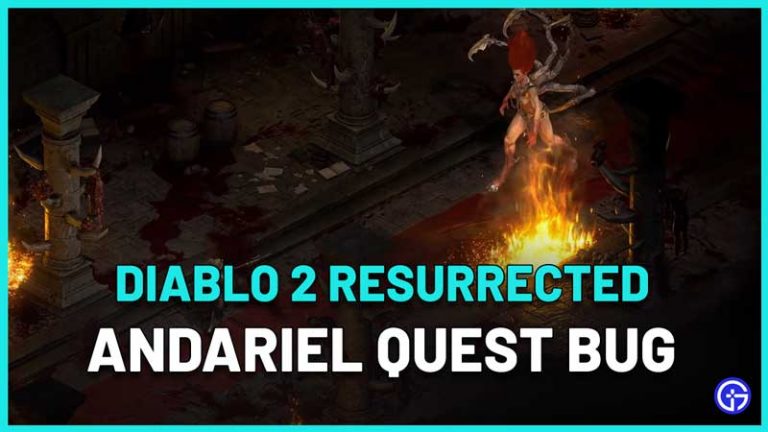 Diablo 2 Resurrected Andariel Quest Bug To Get Better Loot