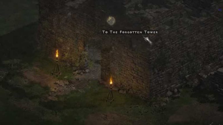 Diablo 2 Resurrected Forgotten Tower Location & Quest Walkthrough