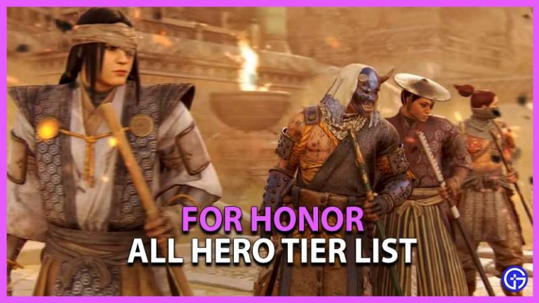 For Honor Hero Tier List