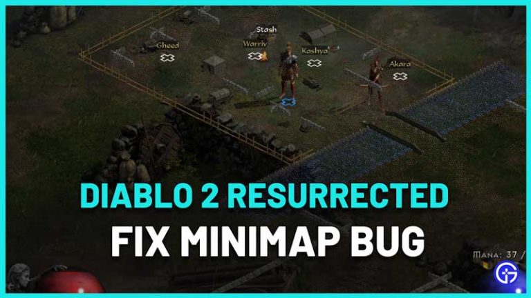 Diablo 2 Resurrected Minimap Bug Fix - Gamer Tweak