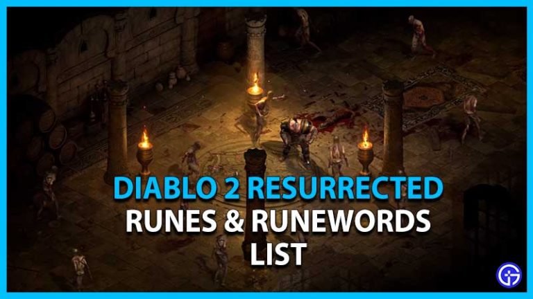 Diablo 2 Resurrected Runes & Runewords List With Upgrade Recipes