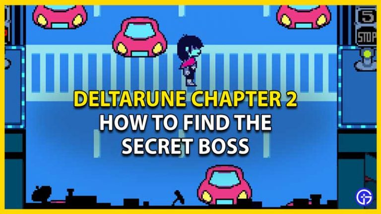 How To Find And Unlock The Secret Boss In Deltarune Chapter 2