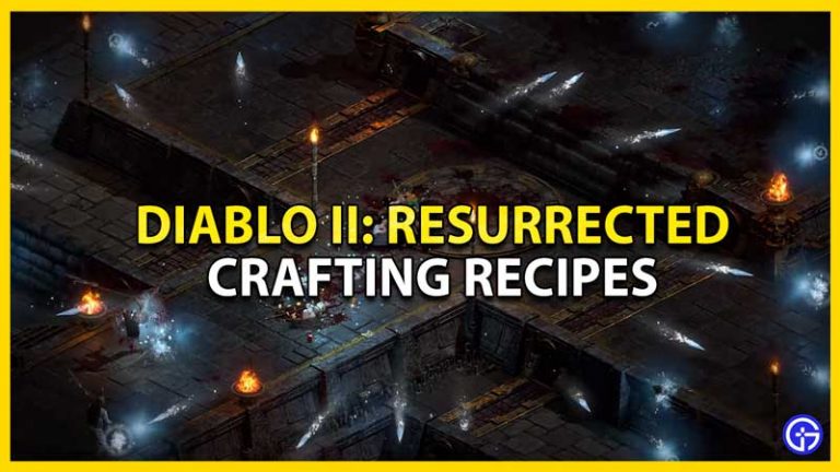 Diablo 2 Resurrected All Crafting Recipes - Gamer Tweak
