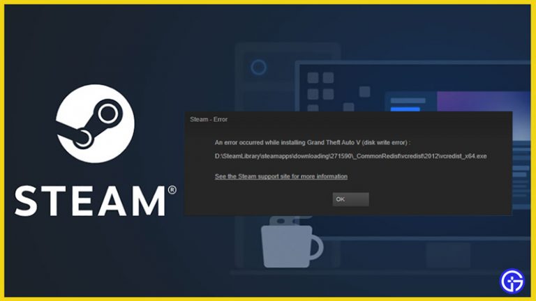 How To Fix Disk Write Error In Steam? - Gamer Tweak