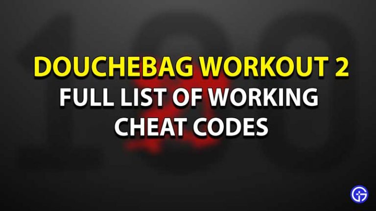 Douchebag Workout 2 Cheats - Working Cheat Codes