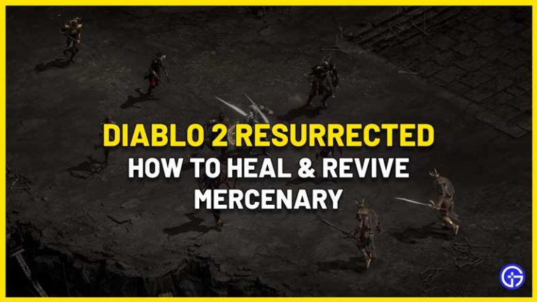 Diablo 2 Resurrected: How To Heal & Revive Mercenary