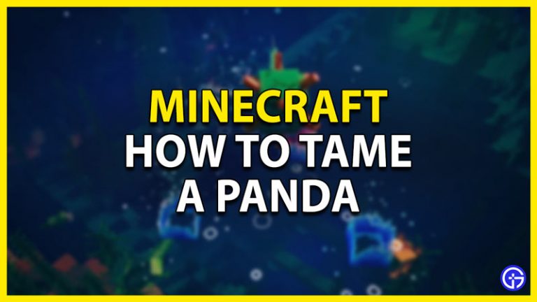Can You Tame A Panda In Minecraft? - Gamer Tweak