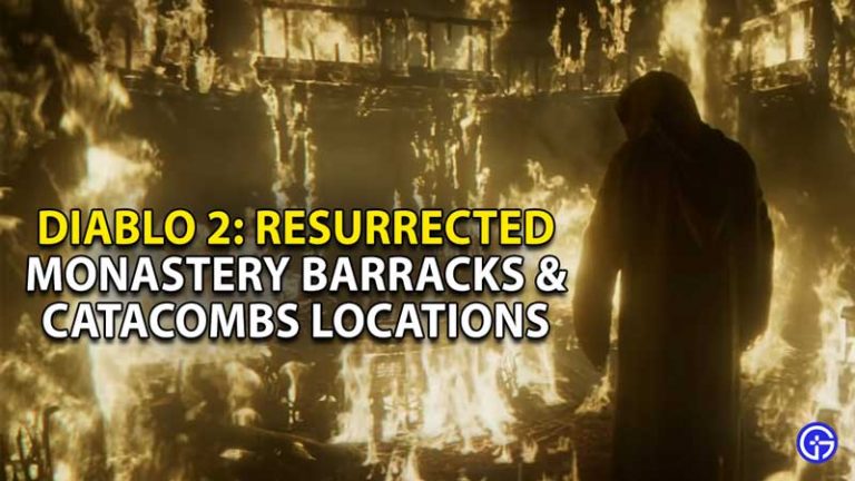 Diablo 2 Resurrected Monastery Barracks & Catacombs Location