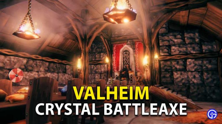 How To Craft Valheim Crystal Battleaxe With Crystal Shards