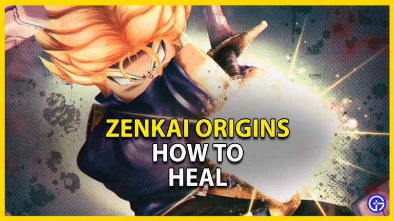 Zenkai Origins: How To Heal And Regain Health - Gamer Tweak