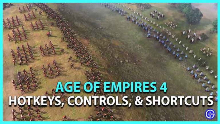 Age Of Empires 4 Hotkeys, Controls, Shortcuts, & Rebinds List