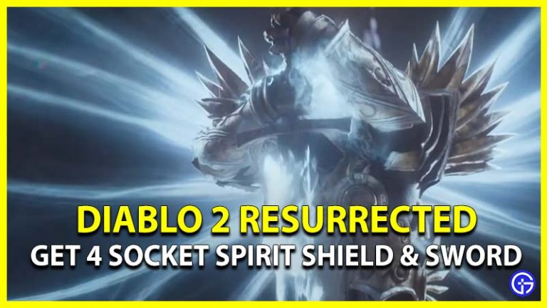 How To Get 4 Socket Spirit Shield And Sword In Diablo 2 Resurrected?
