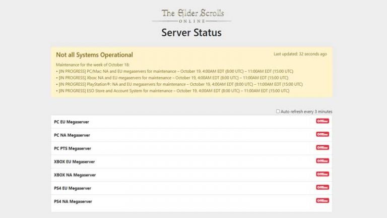 Are ESO Servers Down? How To Check Elder Scrolls Online Status