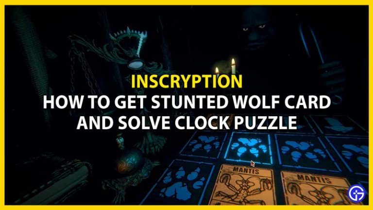 Inscryption How To Get Stunted Wolf Card & Solve Clock Puzzle