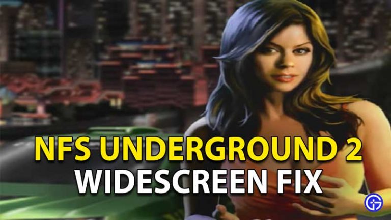 Need For Speed Underground 2 (NFSU2) Widescreen Fix Patch Mod