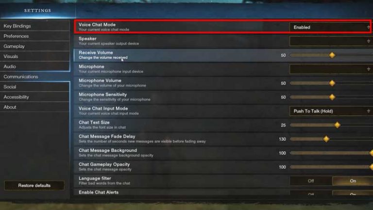 New World Voice Chat: How To Enable And Disable Communication?
