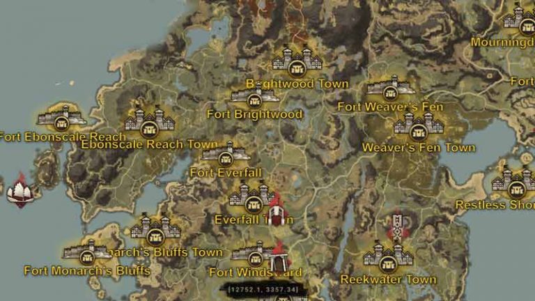 Best Interactive Resource Maps For New World - Gamer Tweak