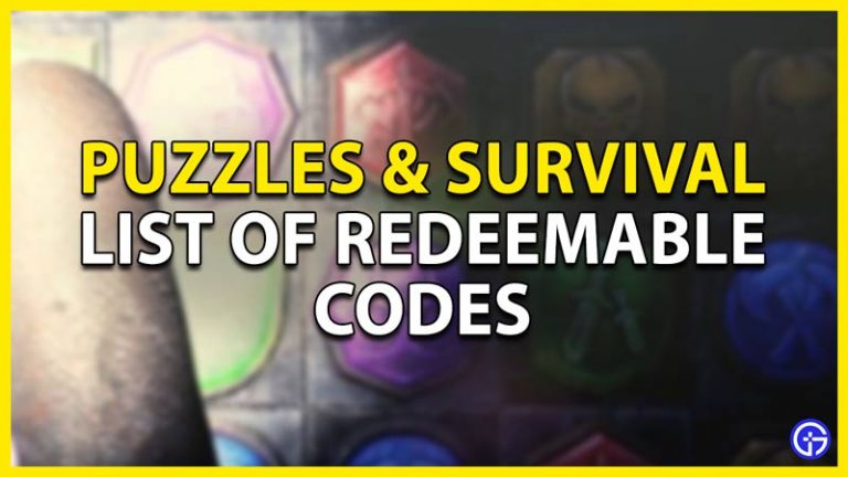 Puzzles & Survival Cheats: All Codes (June 2023) - Gamer Tweak