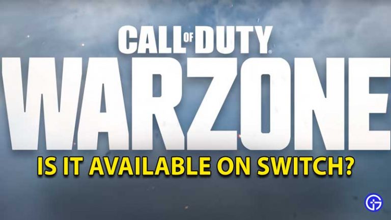 Call Of Duty Warzone Nintendo Switch Release Date: Is COD On Switch?