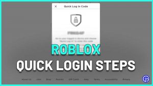How To Use Roblox Quick Login Feature (2023) - Gamer Tweak