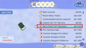 All ACNH DIY Cooking Recipes & Ingredients List - Gamer Tweak