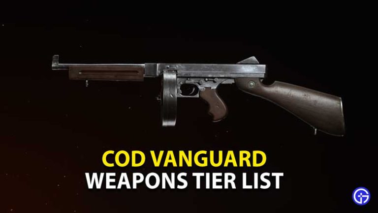 Call Of Duty Vanguard Weapon Tier List - All The Best Guns!