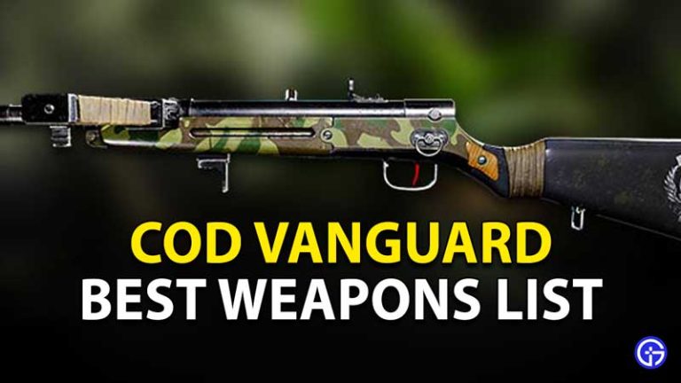 COD Vanguard Best Guns List: Top Weapons In Call Of Duty