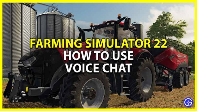 How To Use Voice Chat In Farming Simulator 22 - Gamer Tweak