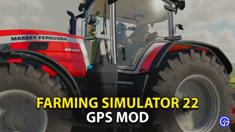 Farming Simulator 22 GPS Guidance Steering Mod