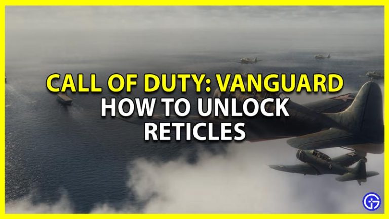 How To Get Reticles In COD Vanguard | Fix Reticles Not Unlocking Issue?